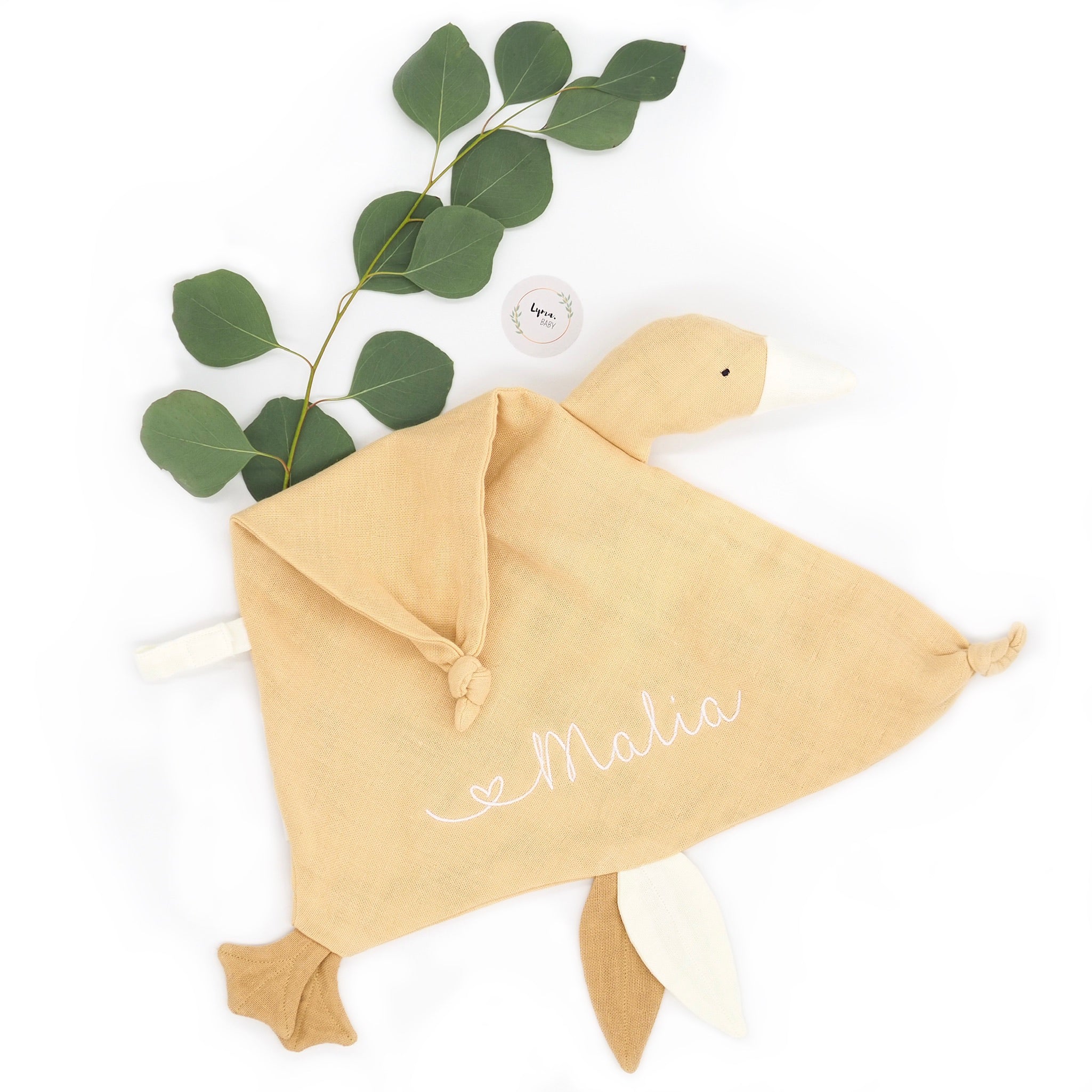 Schmusetuch Gans „Bliki - Ginger“ I Saga Copenhagen – Lyma.Baby